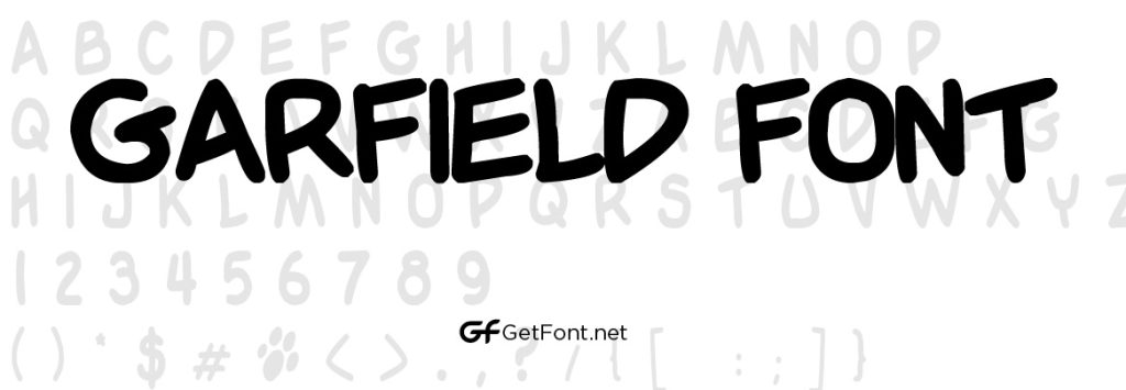 Get Garfield Font Now! - GetFont