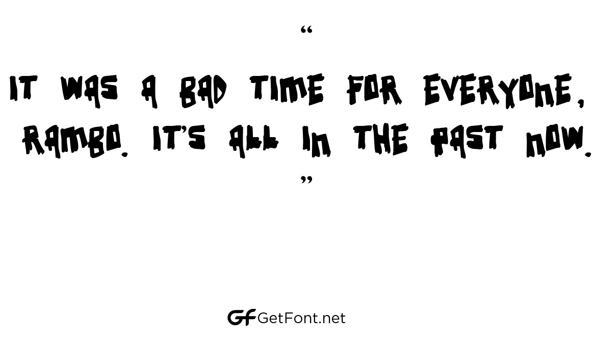 Download Free Earthquake Font! - GetFont