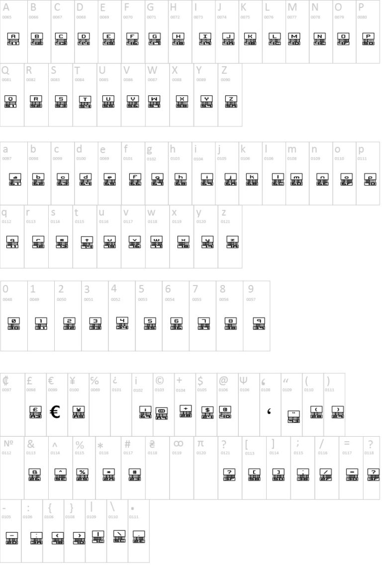 Download Binary Font Now! - GetFont