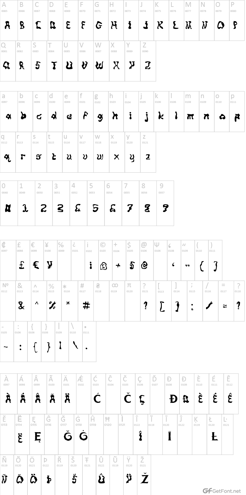 Download Squiggly Font Now! - GetFont