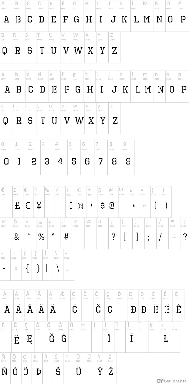 Free Prison Font - Download Now! - GetFont