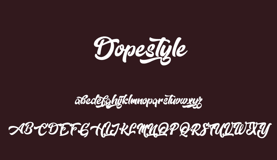 Download Free Dopestyle Font Now!