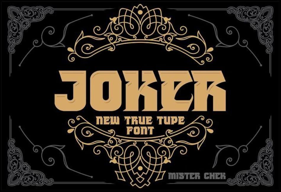 Get the Joker Font Now!